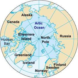 Facts about the Magnetic North Pole for kids
